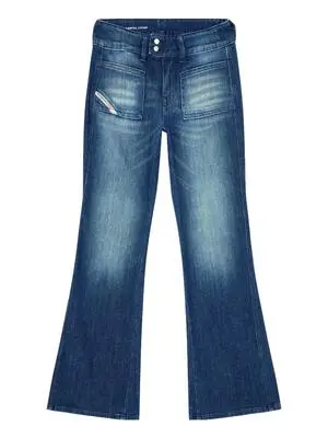 DIESEL® D-hush Flared Jeans - Dark Blue