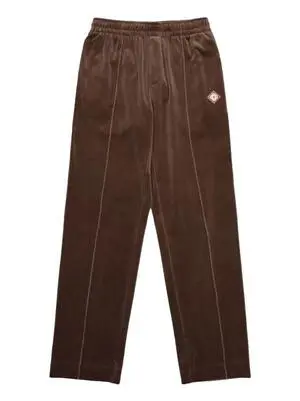 Casablanca Velour Track Pants - Brown