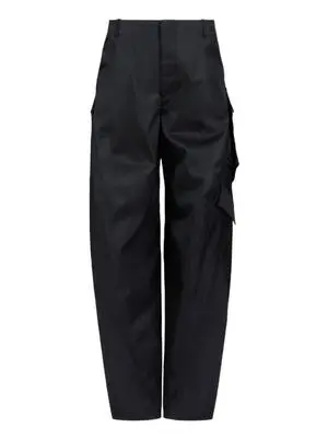 Alaïa Taffeta Cargo Pants - Black