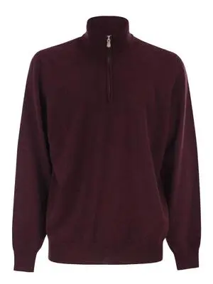 BRUNELLO CUCINELLI Brunello Cucinelli High-Neck Zip-Up Knitwear