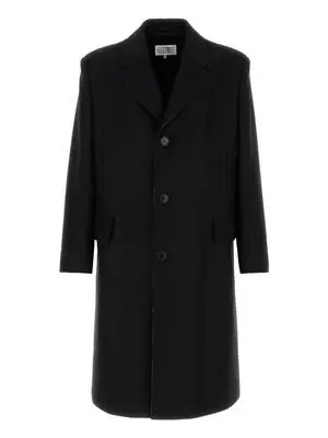 MAISON MARGIELA Mm6 Maison Margiela Single-Breasted Felt Coat