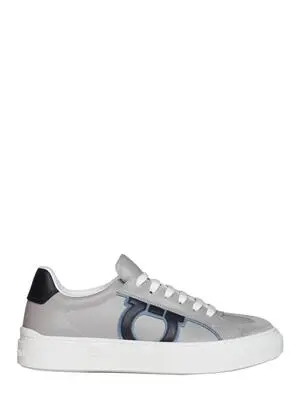 FERRAGAMO Lace-up Sneakers - Gray