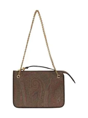 Etro Zippered Shoulder Bag - Brown
