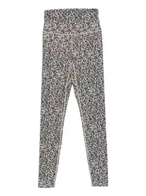 Varley High-rise Floral Performance Trousers - Black
