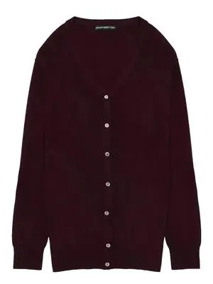 DEPARTMENT 5 Merino Wool V-neck Cardigan - Red