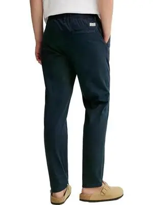 Marc O'polo Pleated Elasticated-waistband Trousers - Blue