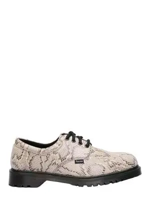 Dr. Martens X Supreme Snakeskin-effect Shoes - Neutrals