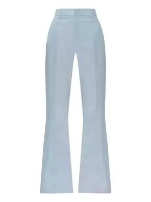 Sportmax Pressed-crease Trousers - Blue