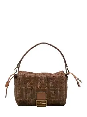 Fendi Mamma Baguette Shoulder Bag - Brown