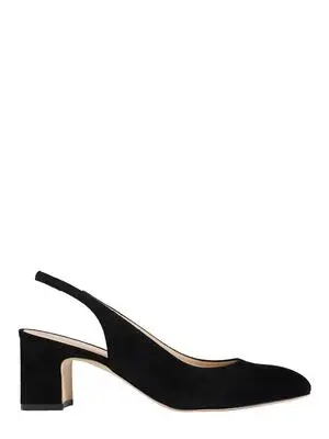 STUART WEITZMAN Milla 55 Suede Slingback Pumps - Black
