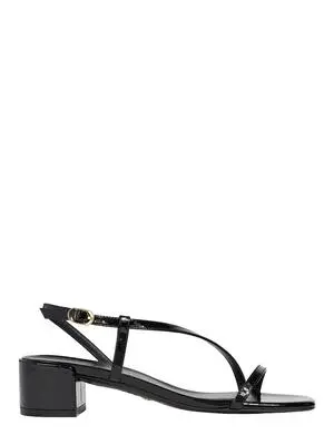 STUART WEITZMAN Stuart Weitzman Soiree 35 Patent Leather Sandals