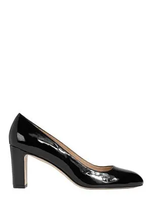 STUART WEITZMAN Vida 75 Patent Leather Pumps - Black