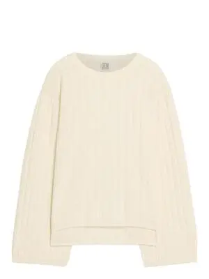 TOTÊME Toteme Cable-Knit Cashmere Sweater