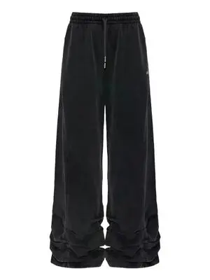 AVAVAV Smock Detailed Track Pants - Black