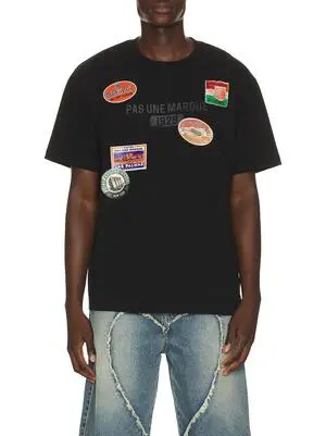 PAS UNE MARQUE Luggage Tag Pas Tee - Black