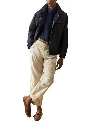 Ralph Lauren Purple Label Cotton Cargo Trousers - Neutrals