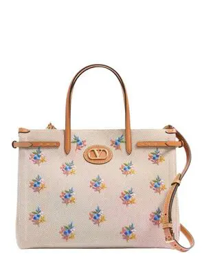 Valentino Garavani Antibes Medium Shopping Bag - Neutrals