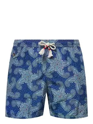 MC2 SAINT BARTH Printed Swim Shorts - Blue