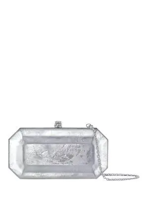 Tyler Ellis Perry Clutch Bag - Silver