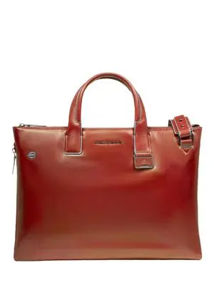 PIQUADRO Expandable Slim Laptop Bag - Red