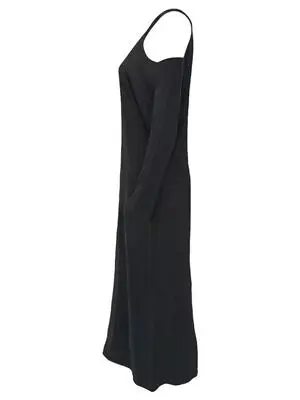 THE ROW Cutout Shoulder Dress - Black