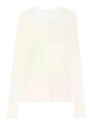 Citizens Of Humanity Drea Waffle-knit Top - Neutrals