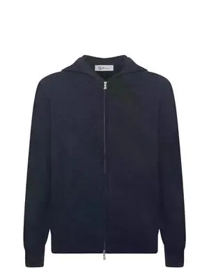 GALIANO Zip-up Hoodie - Blue