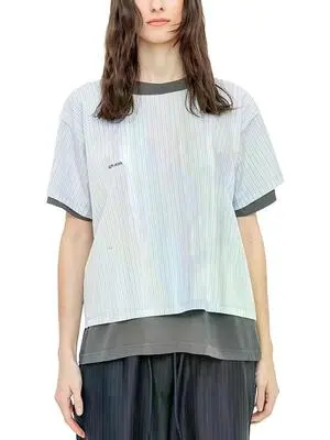 FAÇON JACMIN Double Layer T-shirt - Blue