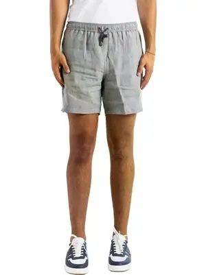 Sease Drawstring-waist Swim Shorts - Grey