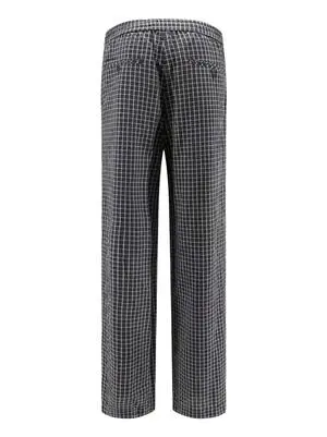 DUNST Check Pattern Pajamas - Black