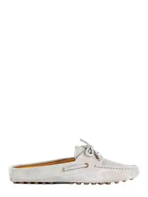 TOD'S Gommino Lace-up Mules - Grey