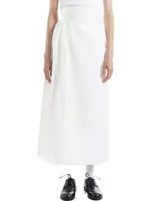 Sofie D'hoore Sakina Gathered Maxi Skirt - White