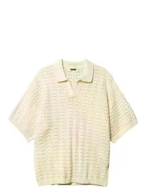WOODBIRD Wbshimo Wave Crochet-knit T-shirt - Neutrals