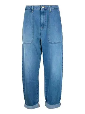 CIGALA'S Baggy Fatigue Jeans - Blue
