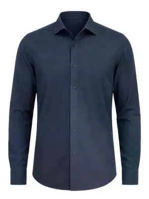 KIRED Long-sleeve Button-up Shirt - Blue