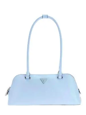 Guess GUESS USA Logo Plaque Shoulder Bag Blue