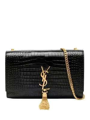 Saint Laurent Monogram Kate Crossbody Bag - Black