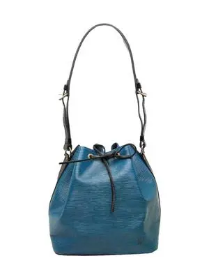 LOUIS VUITTON Louis Vuitton Epi Petit Bicolor Noe Bucket Bag Black
