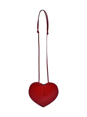 Alaïa Heart Satchel Bag - Red