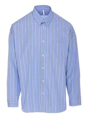 SUNFLOWER Striped Shirt - Blue