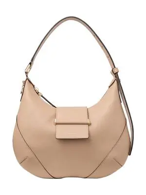 JIMMY CHOO Bar Lambskin Shoulder Bag - Brown