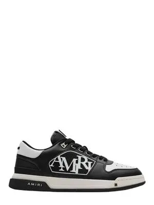 Amiri Logo Detail Low-top Sneakers - Black