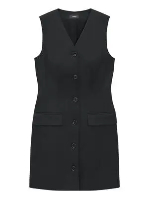 Theory Sleeveless Blazer Dress - Black