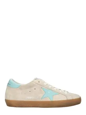 GOLDEN GOOSE Suede Super Star Sneakers - Beige