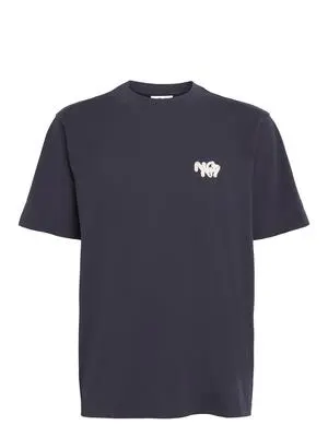 NN.07 Pima Cotton Adam T-shirt - Navy