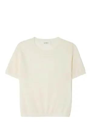 LISA YANG Delila Cashmere T-shirt - Ivory