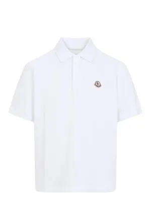 Moncler Short Sleeves Polo - White