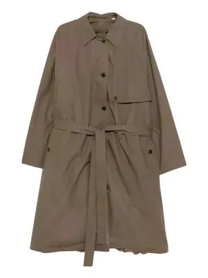 Calvin Klein Zeland Belted Trench Coat - Brown