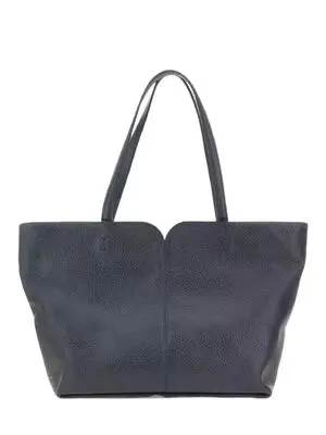GIANNI CHIARINI Grained Leather Shoulder Bag - Blue