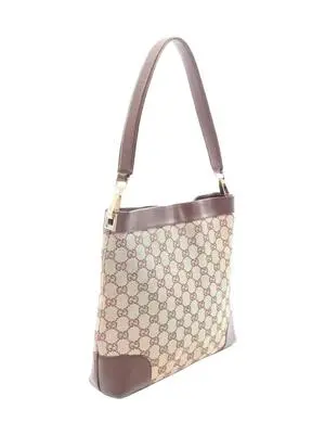 Gucci Monogram Shoulder Bag - Neutrals
